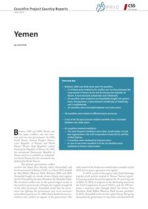 Yemen: Ceasefire Project Country Report - Ceasefire Project