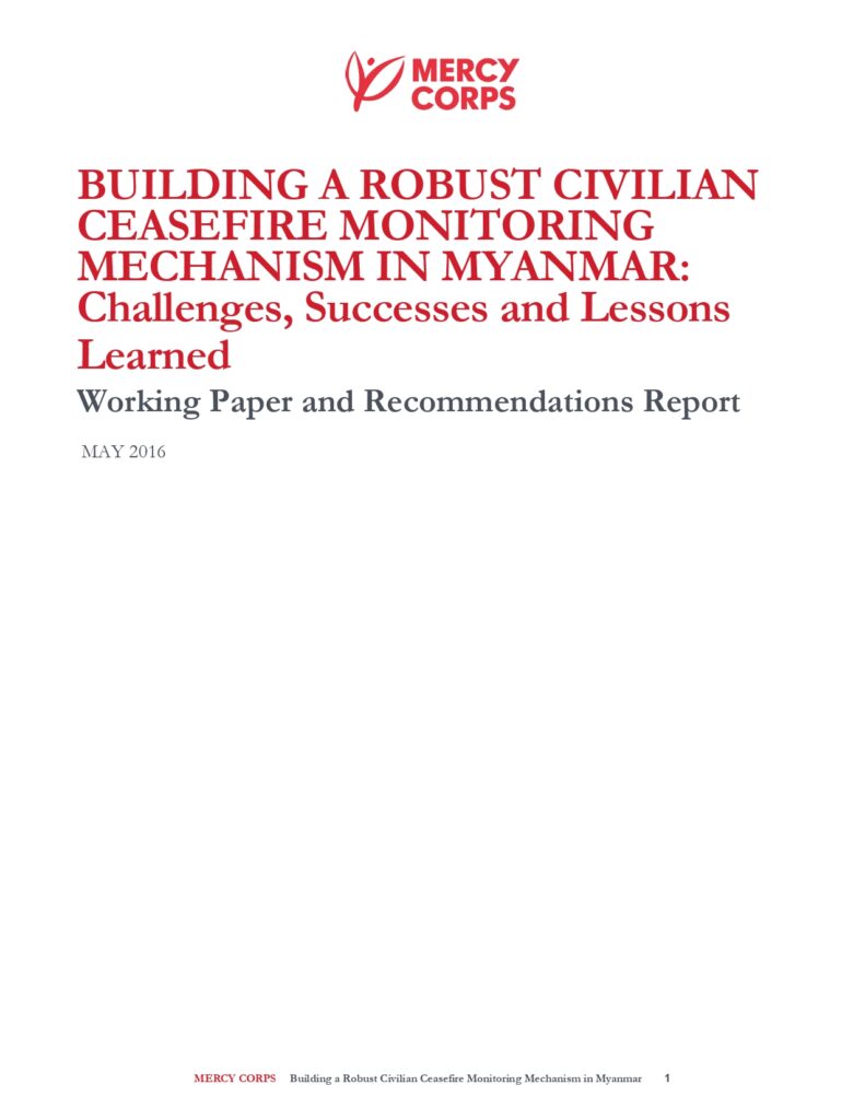 Working Paper and Recommendations Report Building a Robust Civilian ...